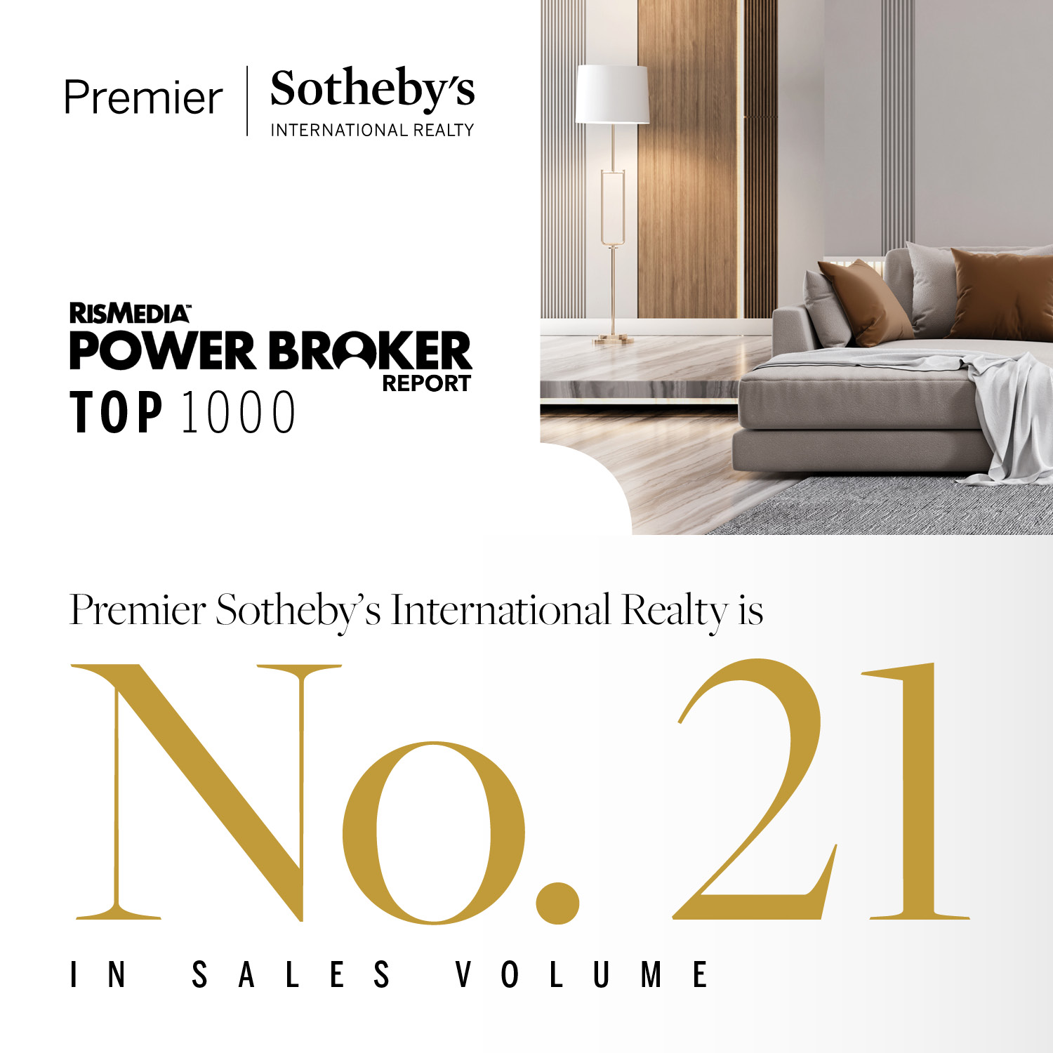 Premier Sotheby's Ranked #21 in the Nation | Laughlin Tanner Group